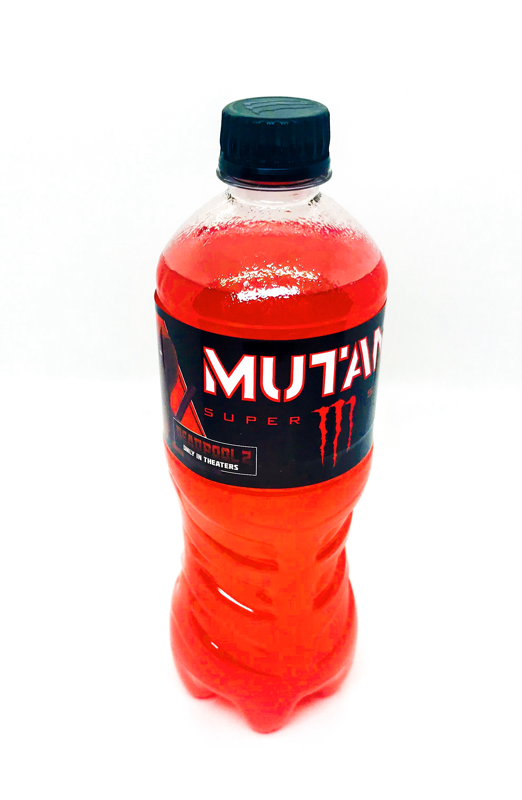 Cloud 9 Liquor. Monster Energy Mutant Super Soda Red Dawn Deadpool