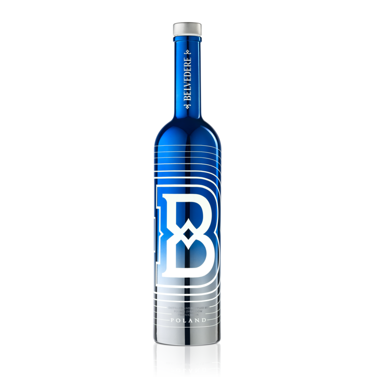 Cloud 9 Liquor. Belvedere Vodka 80 B Label