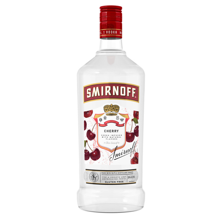 Cloud 9 Liquor. Smirnoff Cherry Flavored Vodka 70