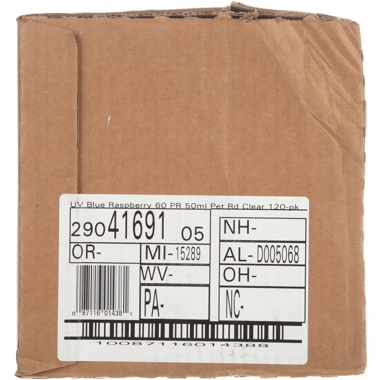 Cloud 9 Liquor. UV Blue Raspberry Flavored Vodka 60