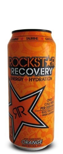 Cloud 9 Liquor. Rockstar Recovery Hydration Orange Energy Drink
