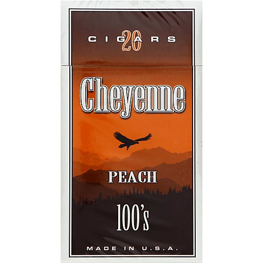 Cloud 9 Liquor. Cheyenne Peach 100 Cigars
